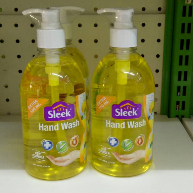 Sabun Cuci Tangan / Hand Wash Sleek Botol 400 ml Rasa Lemon | SIPLah