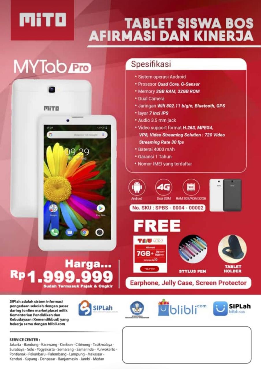 TABLET MITO | SIPLah