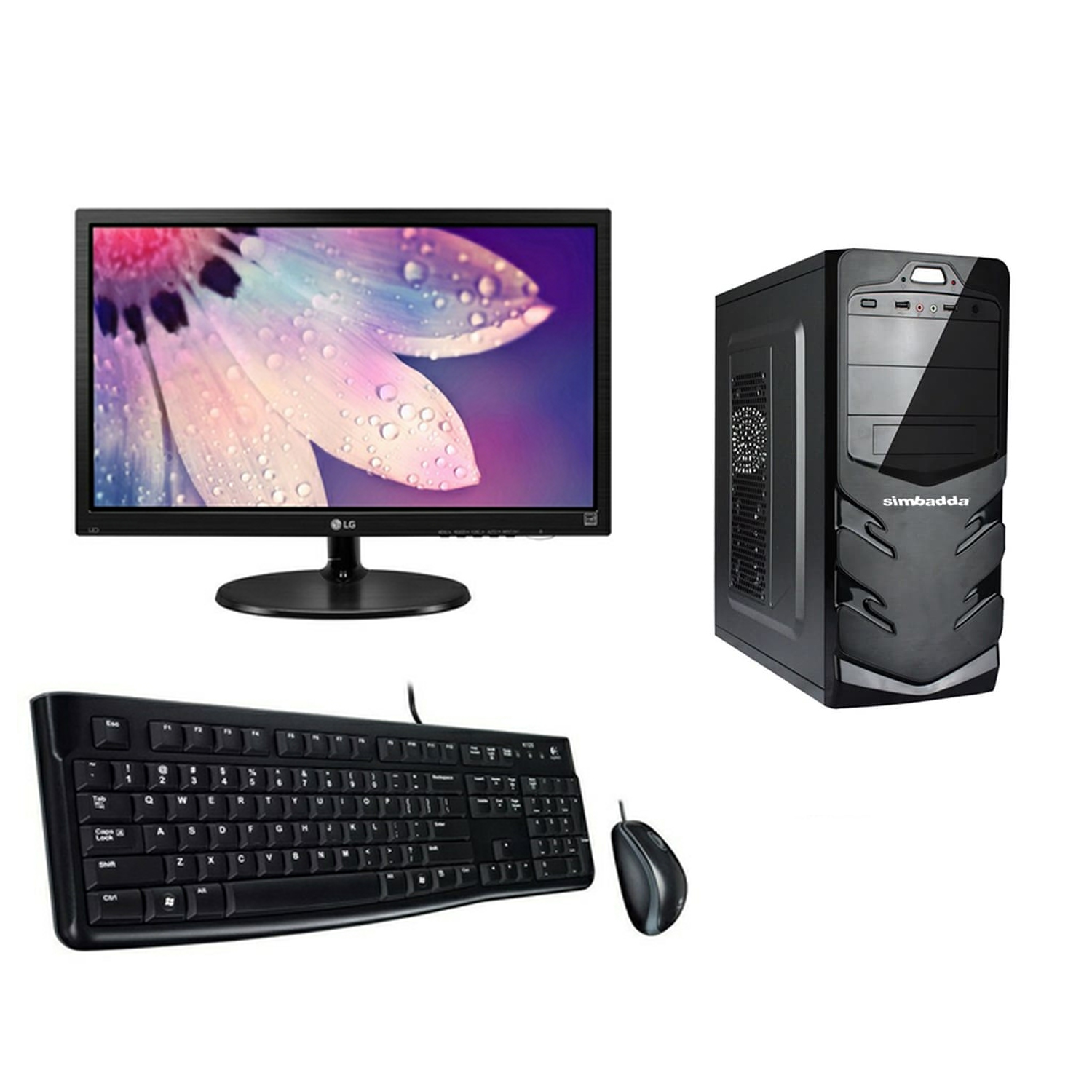 RAKITAN KOMPUTER MAGIC H61+CORE I3 2120 + MONITOR LG 20 INCH UNTUK ...