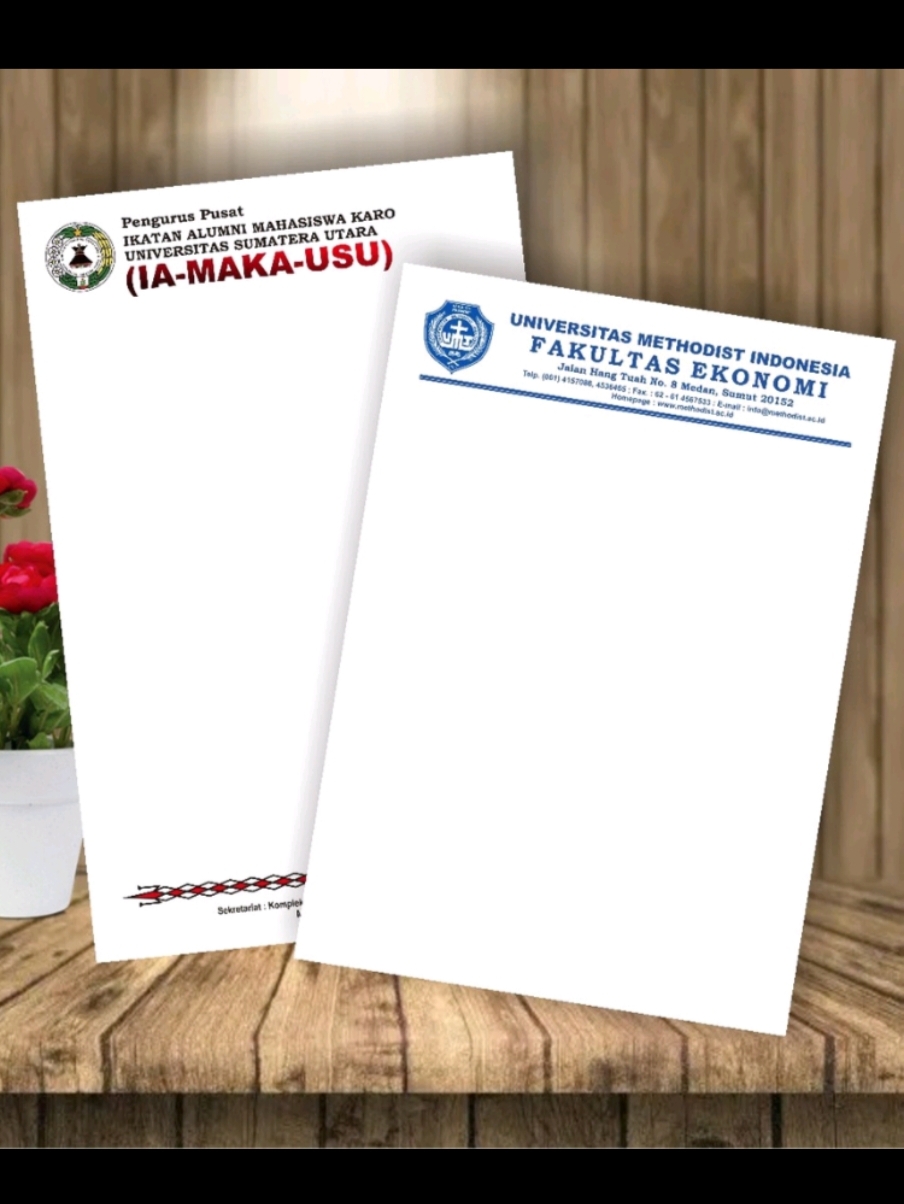 Kertas Kop Surat A4 Dan F4 Siplah
