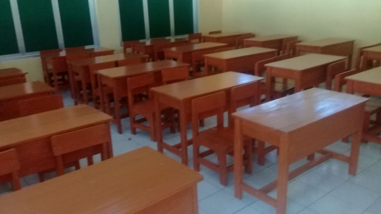 1 Paket Meja 20 & Kursi Siswa 40 Buah + Meja, Kursi Guru 1 Buah ...