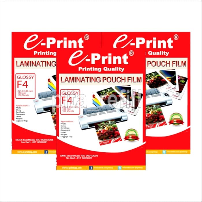 Plastik Laminating Eprint F4 Siplah