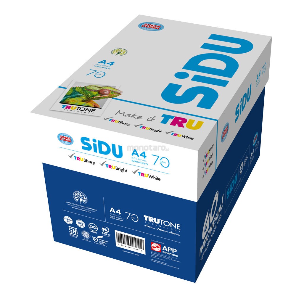 KERTAS A4 75gr SIDU | SIPLah