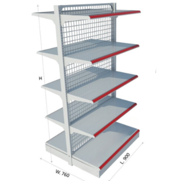RAK SUPERMARKET / RAK SWALAYAN DOUBLE STARTER 200cm 5 Rak | SIPLah