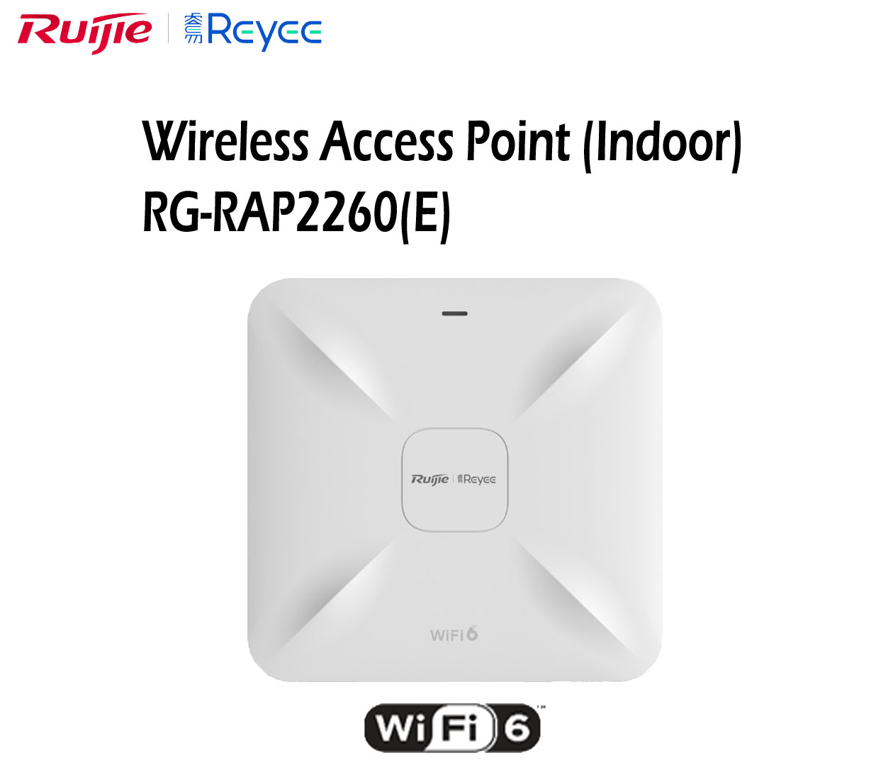 RG-RAP2260(E) Reyee Wi-Fi 6 3202Mbps Multi-G Ceiling Access Point | SIPLah