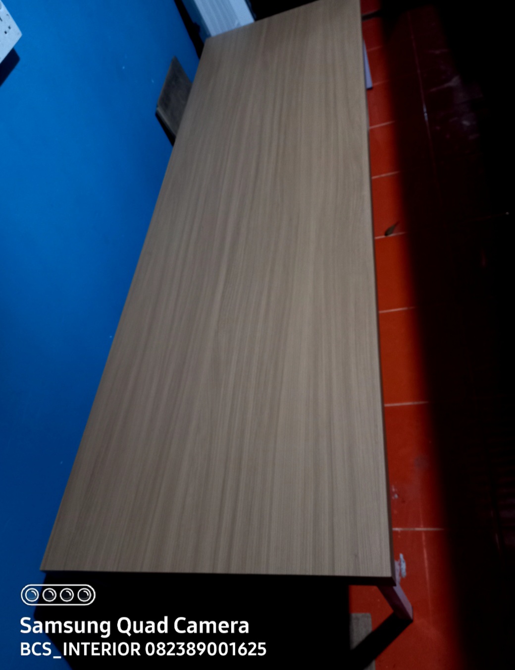Meja baca lesehan rangka besi lapis hpl | SIPLah