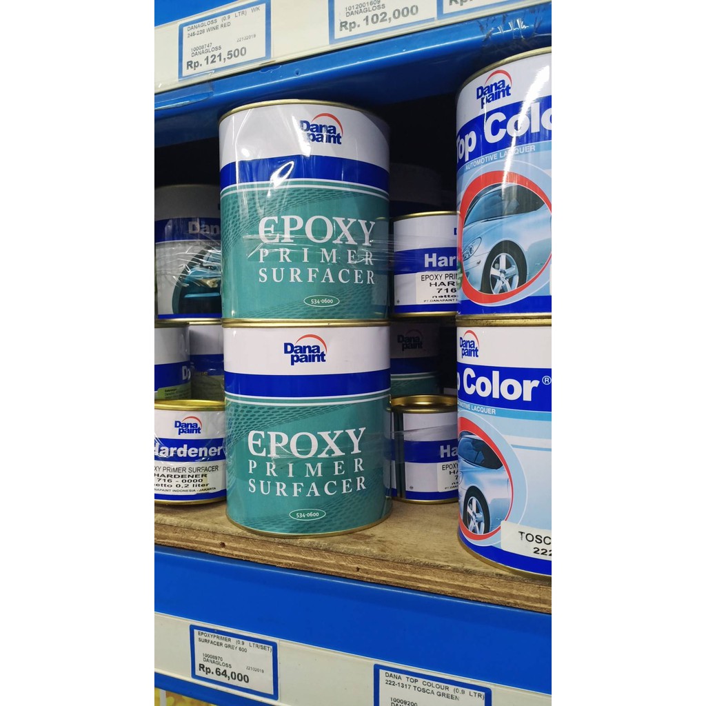 Danapaint - Cat Dasar Epoxy Primer Surfacer Set Duco Dana Paint 534 ...