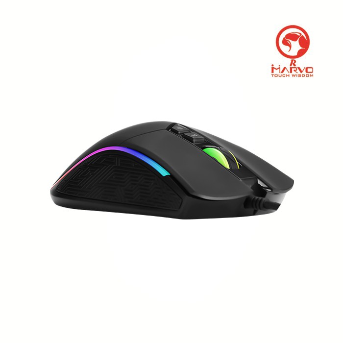 Mouse Gaming Marvo M513 - 4800DPI RGB LED MACRO SYSTEM | SIPLah