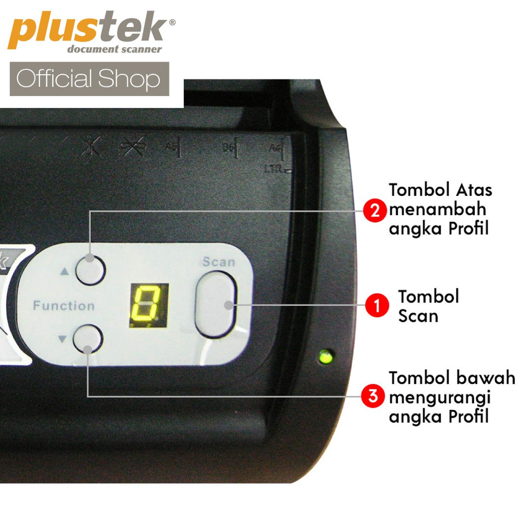 Plustek Scanner SmartOffice PS3060U - 30 Lembar/menit (F4/Folio) | SIPLah
