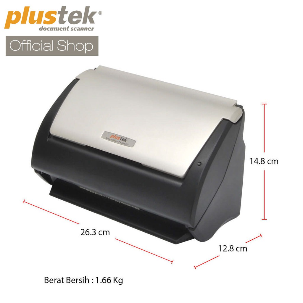 Plustek Scanner SmartOffice PS3060U - 30 Lembar/menit (F4/Folio) | SIPLah