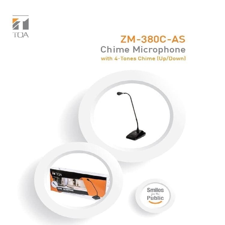 TOA ZM-380C-AS FOG Chime Microphone | SIPLah