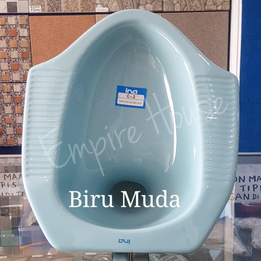 Closet INA C2 / kloset jongkok (gojek/grab) - Biru Muda | SIPLah