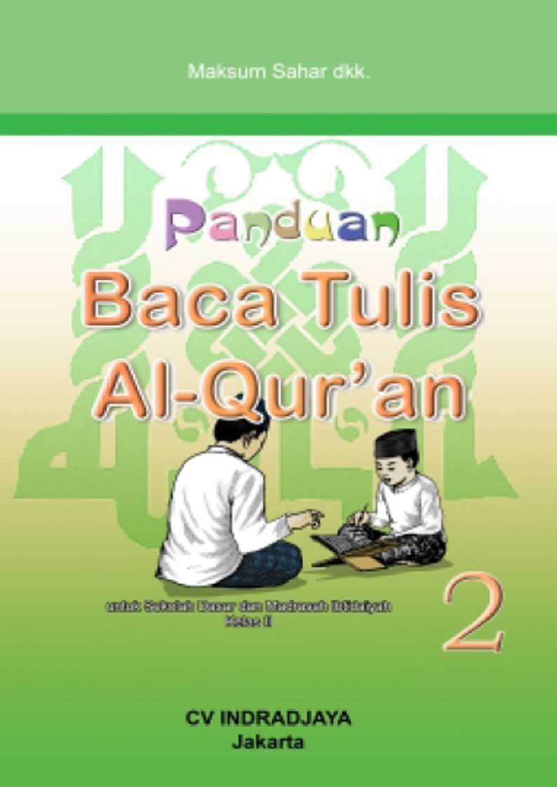 Baca Tulis Al Quran Btq Kelas 2 Untuk Sd Mi Siplah