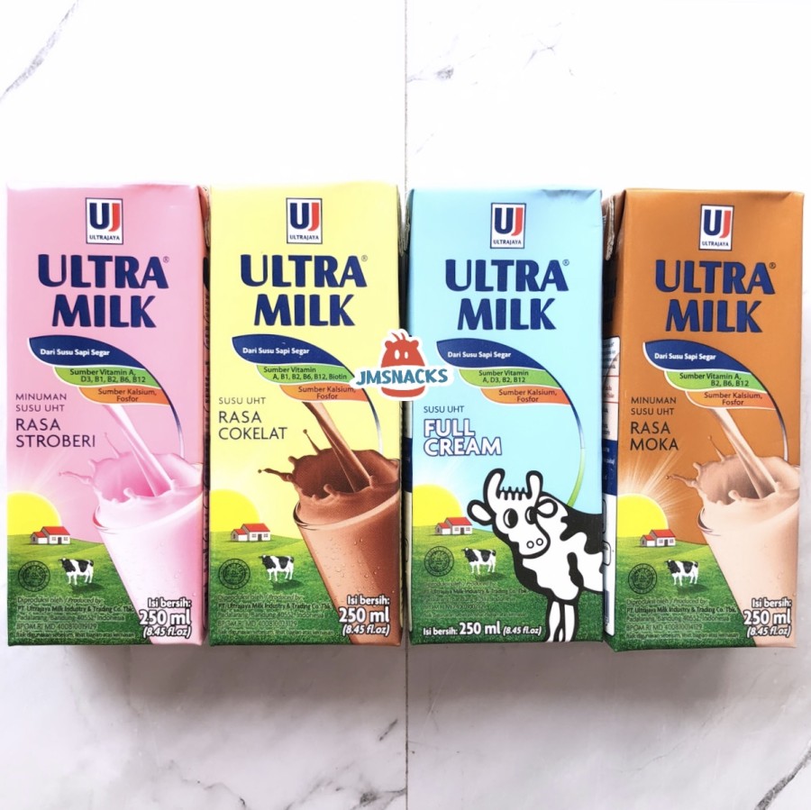 Susu Ultra Milk 250 mL Fullcream | SIPLah