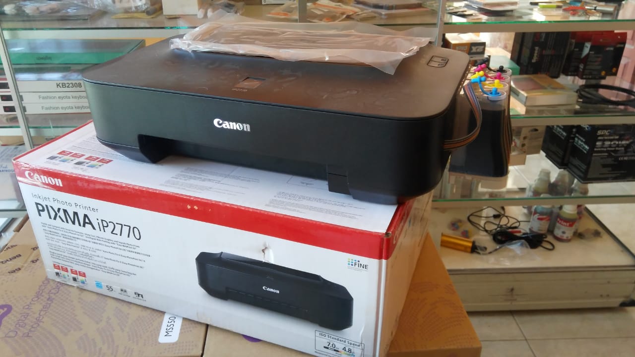 PRINTER CANON IP2770 MODIF TABUNG 80ML + TINTA FULL | SIPLah