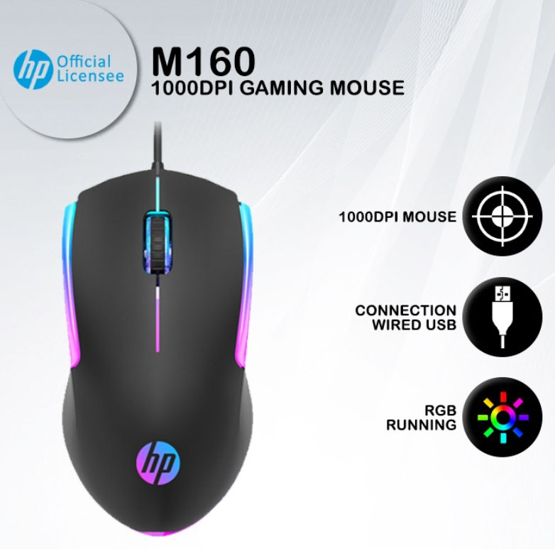 Mouse Kabel Gaming HP M160 | SIPLah