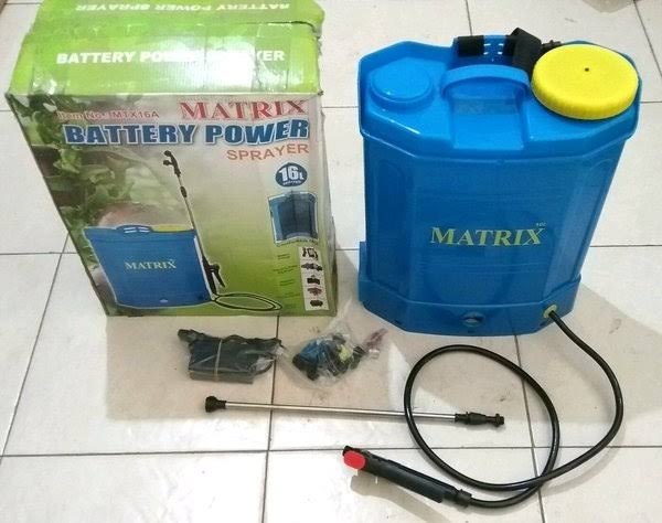 Sprayer Elektrik Matrix MTX 16A - Alat Semprot Hama. & Desinfektan | SIPLah