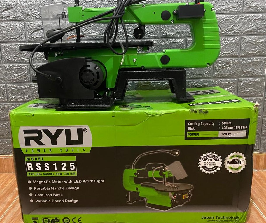 SCROLL SAW MEJA GERGAJI UKIR KAYU RSS 125 | SIPLah