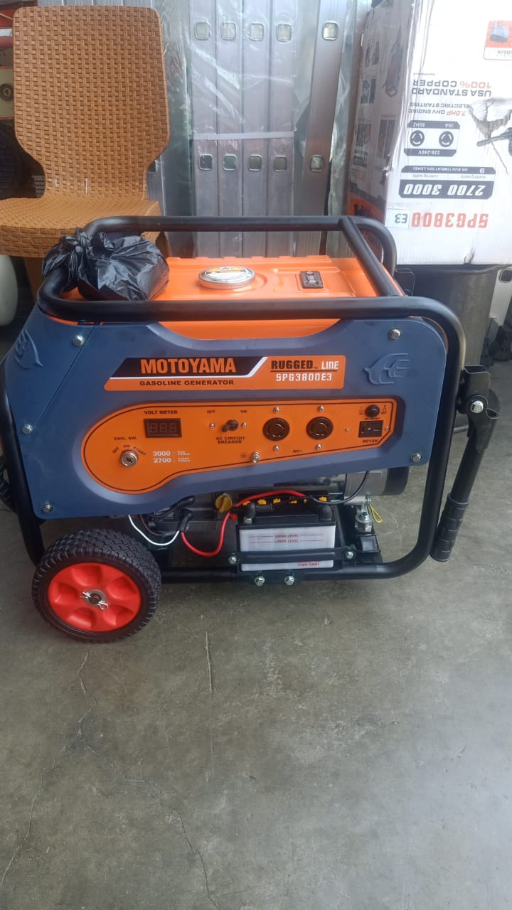 Mesin Genset MOTOYAMA SPG 3800 E3 | SIPLah