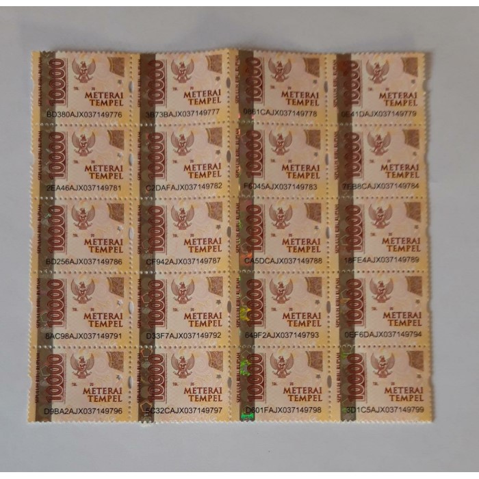 MATERAI 10000 | SIPLah