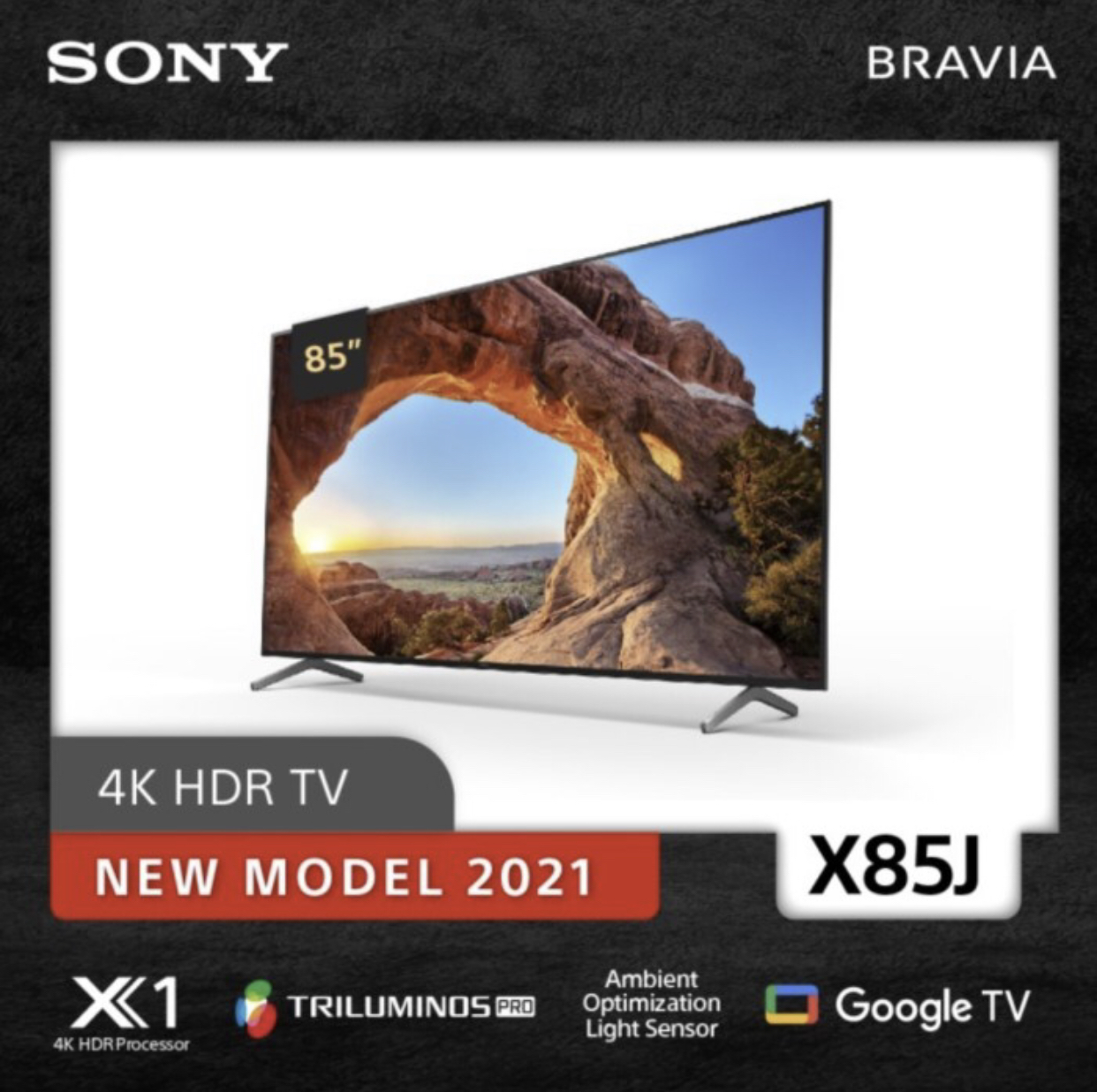 Sony Brivia 85" X85J | SIPLah
