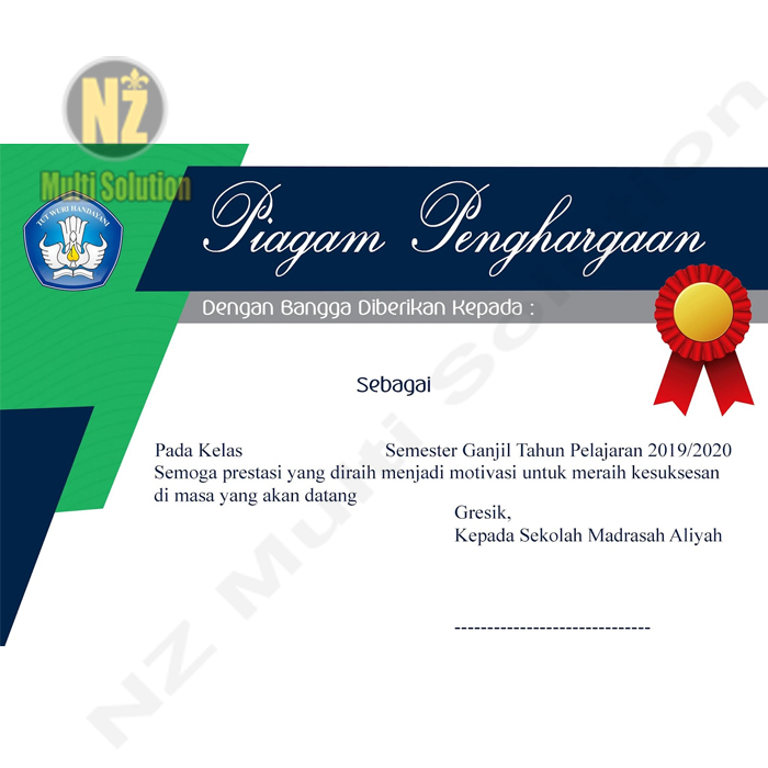 Jasa Cetak Piagam | SIPLah