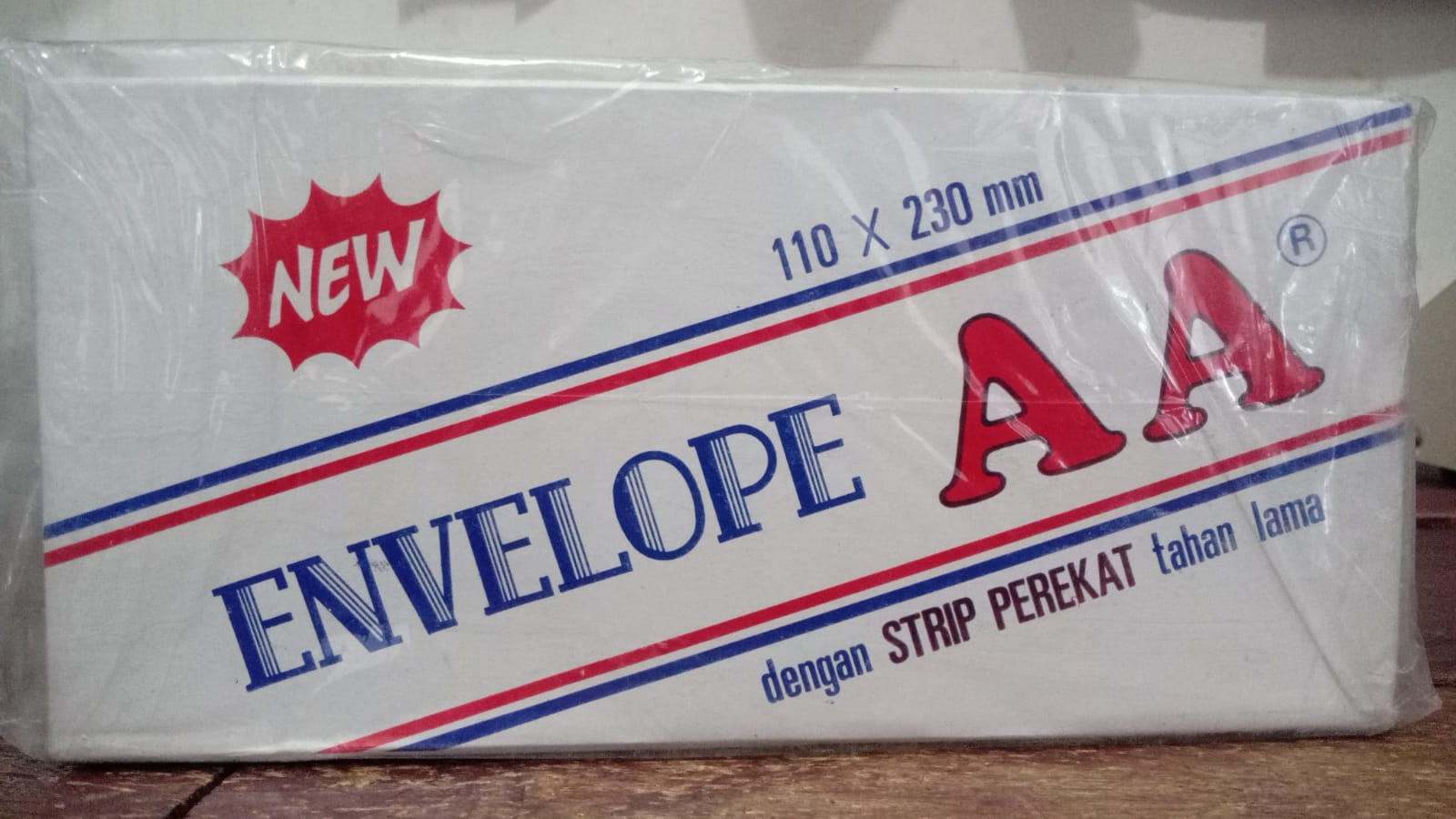 AMPLOP AA PUTIH PANJANG UKURAN 110 x 230 MM | SIPLah