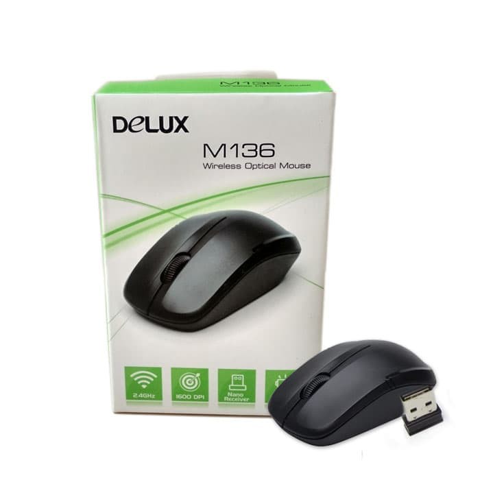 MOUSE DELUX M136 WIRELESS | SIPLah