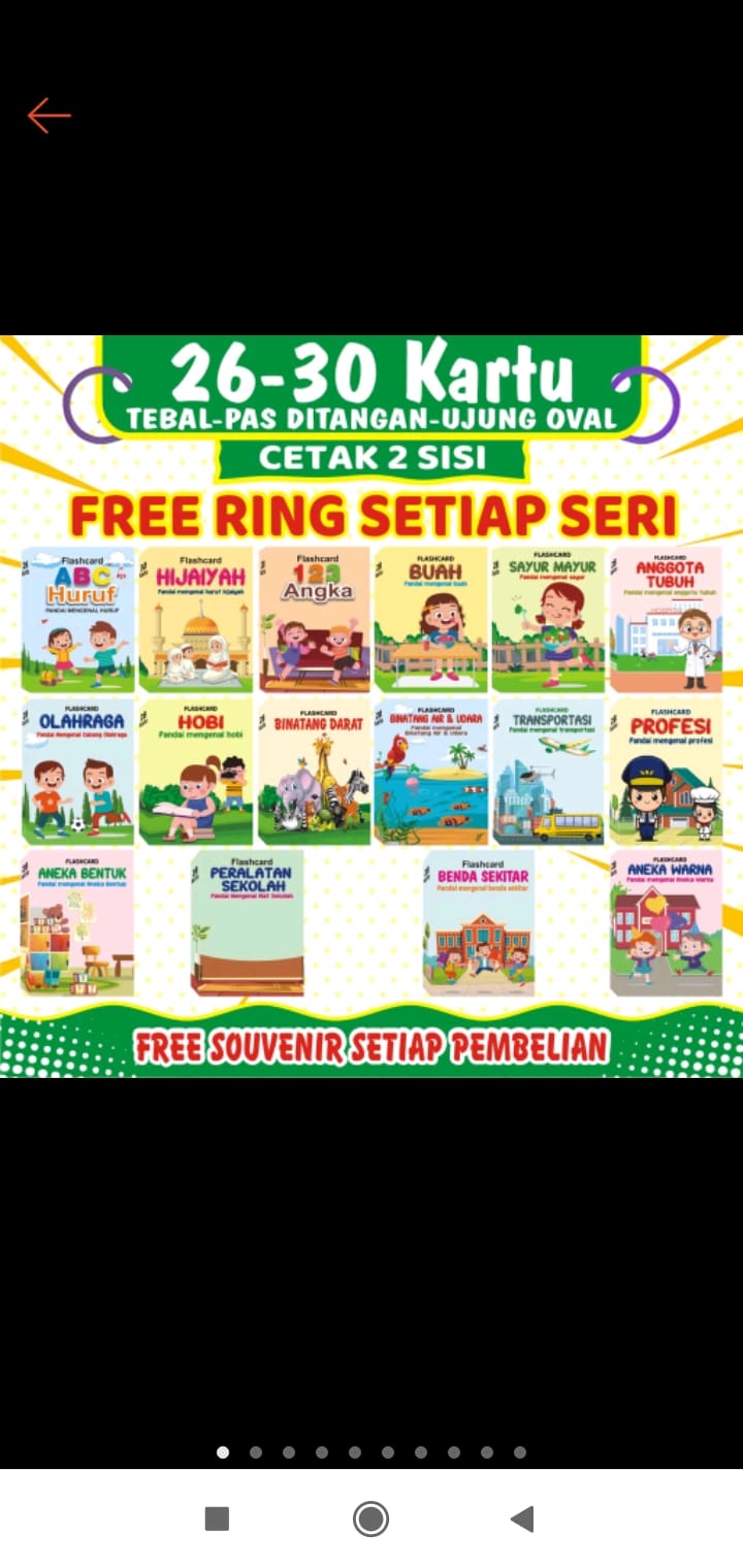 Paket Flash Card | SIPLah