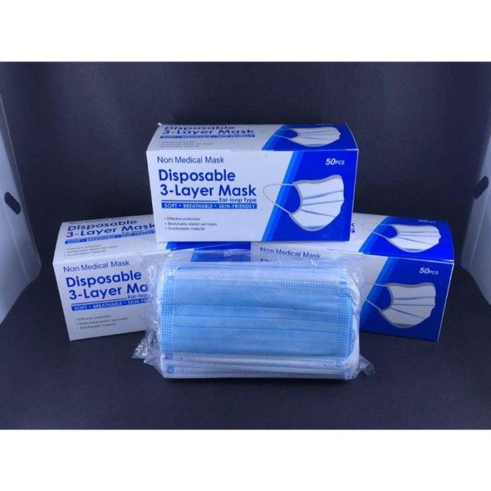 Masker 3ply Box isi 50pcs | SIPLah