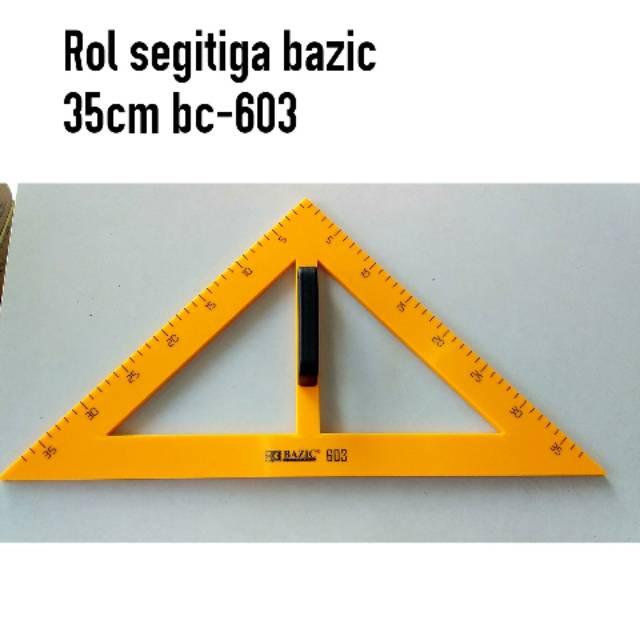 Penggaris Kayu Segitiga - ATK | SIPLah