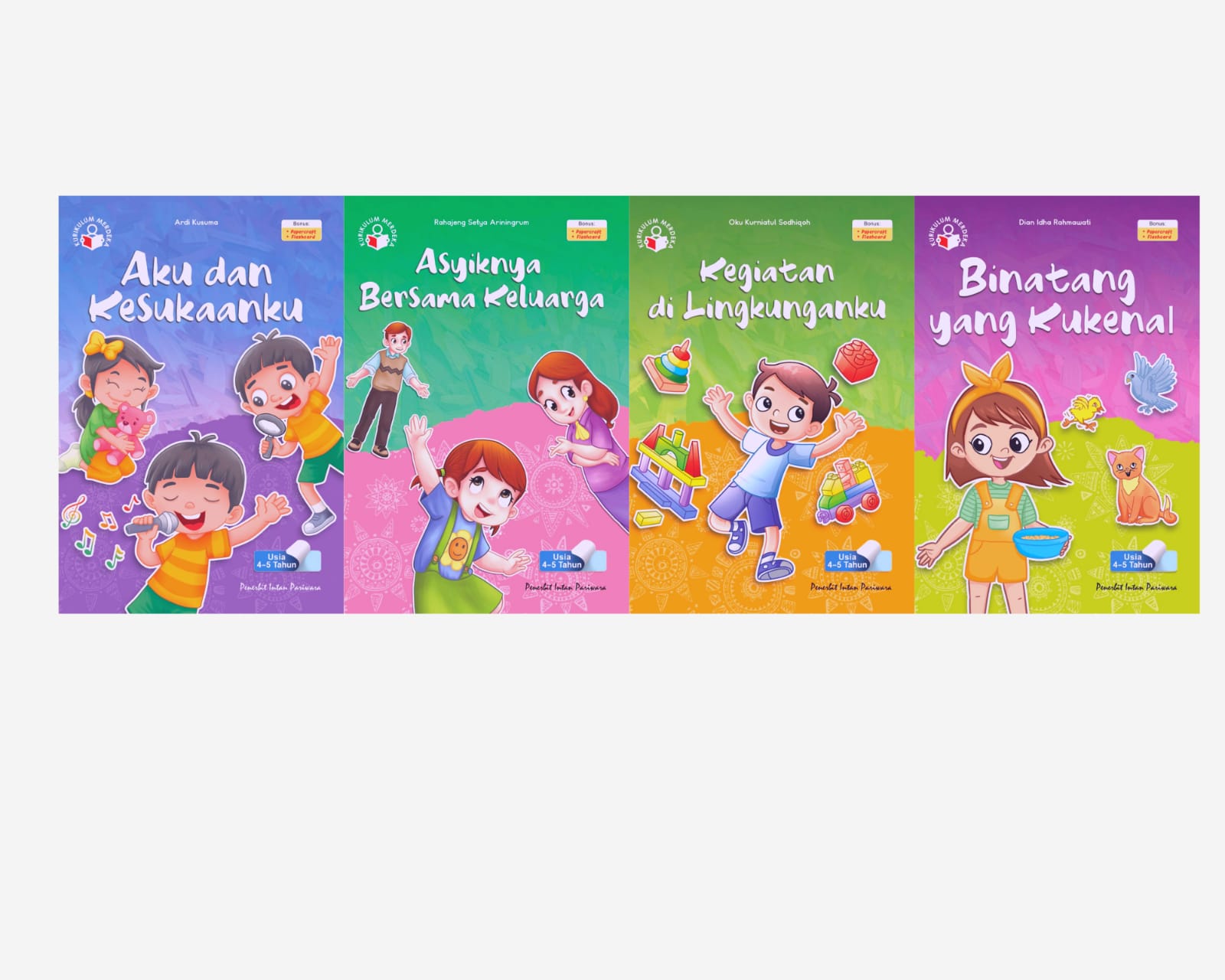 BUKU TEMATIK PAUD USIA 4-5 TAHUN SEMESTER 1 (PENERBIT INTAN PARIWARA ...