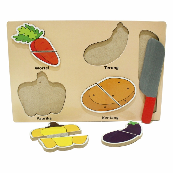 Puzzle Sayur Potong | SIPLah