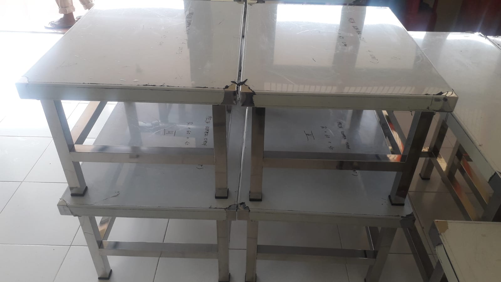 Meja Open Stainless | SIPLah