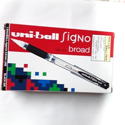 PENA UNI-BALL SIGNO BOARD HITAM / BIRU PER LUSIN | SIPLah