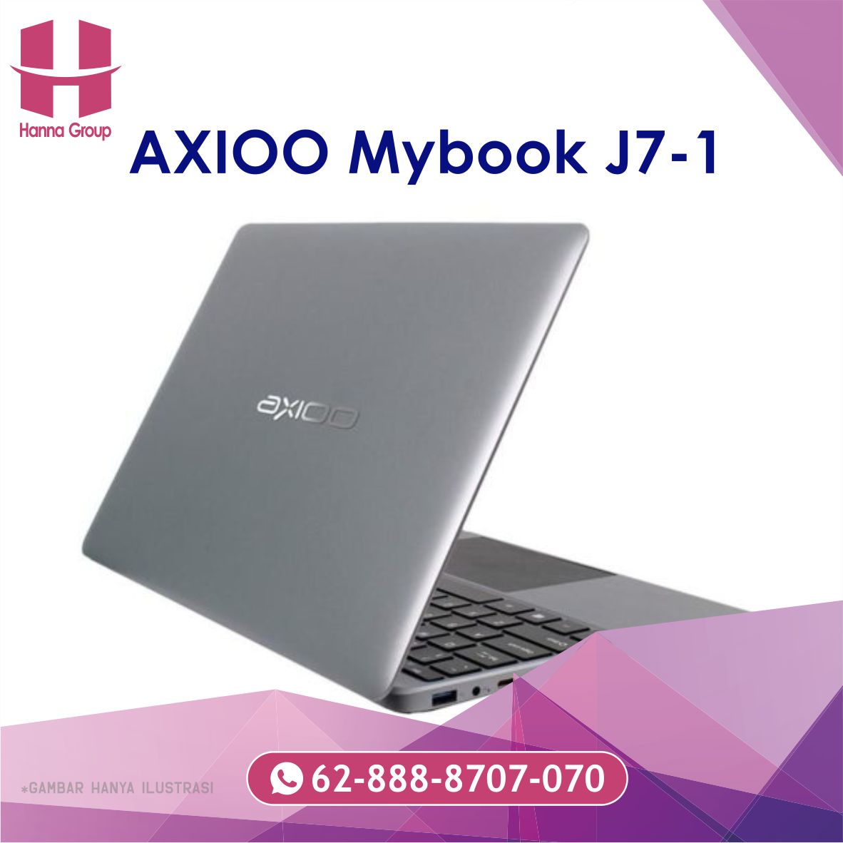 AXIOO Mybook J7-1 (i7-10510u/8GB/512GB/Win10Pro) | SIPLah