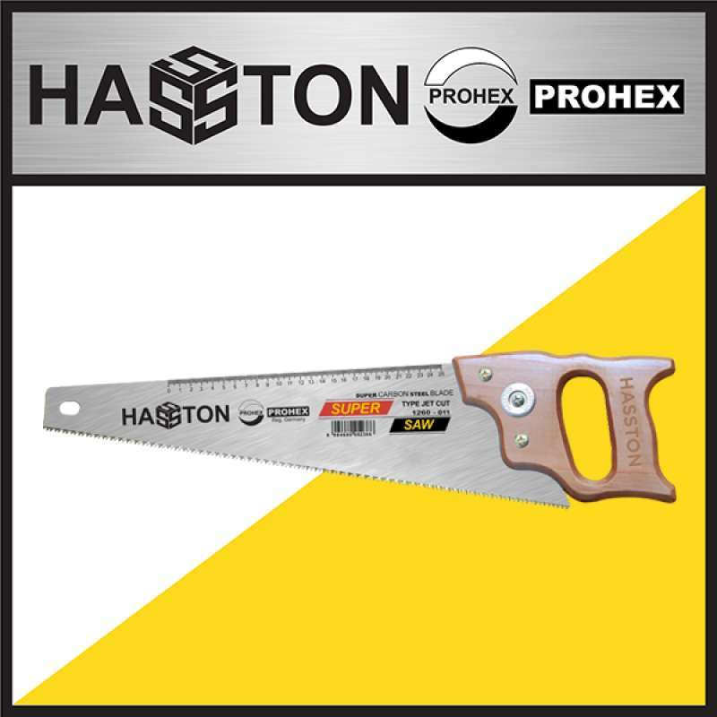 GERGAJI TANGAN GAGANG KAYU HASTON 18" | SIPLah