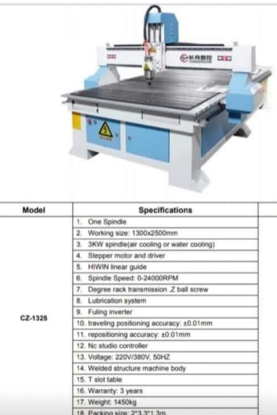 CNC Router CZ-1325 | SIPLah