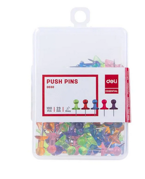 DELI - Tusuk Mading Push Pin Deli E0030 | SIPLah
