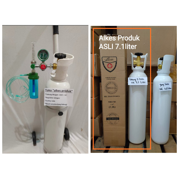 Tabung oksigen 1 set (tabung+regulator+trolley) | SIPLah Tabung oksigen 1 set (tabung+regulator+trolley) | SIPLah