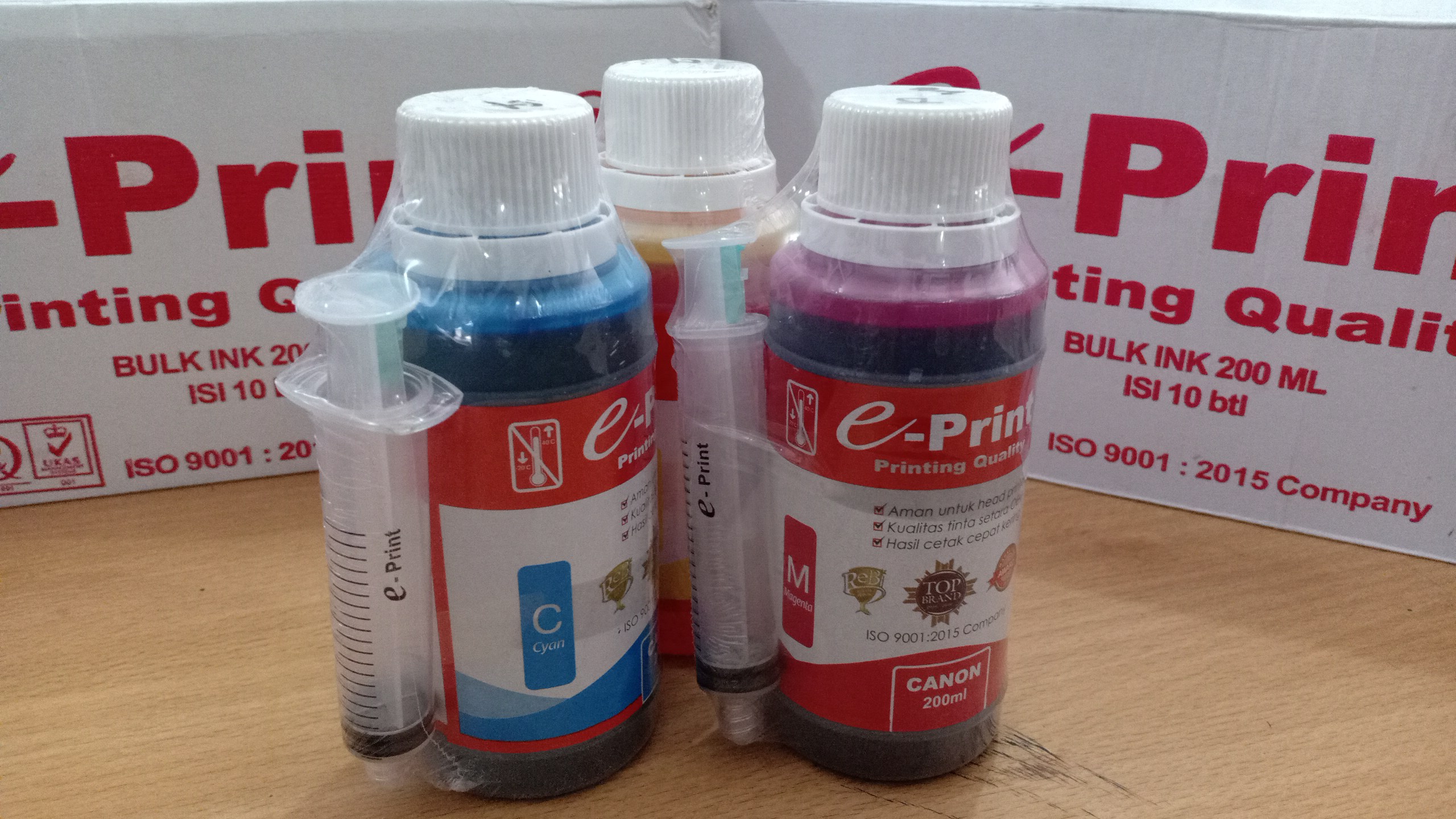 TINTA PRINTER CANON E-PRINT WARNA/ BOTOL | SIPLah