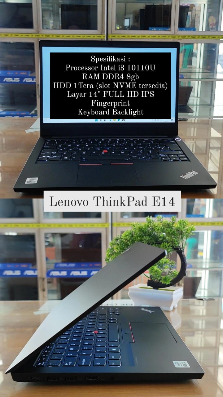 LAPTOP LENOVO THINKPAD E14 | SIPLah LAPTOP LENOVO THINKPAD E14 | SIPLah