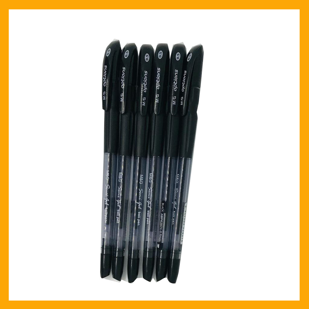 Ballpoint 0.5mm Semi-Gel Pen, super smooth Ergonomical Rubber Grip | SIPLah