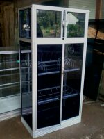 Almari kaca aluminium | SIPLah