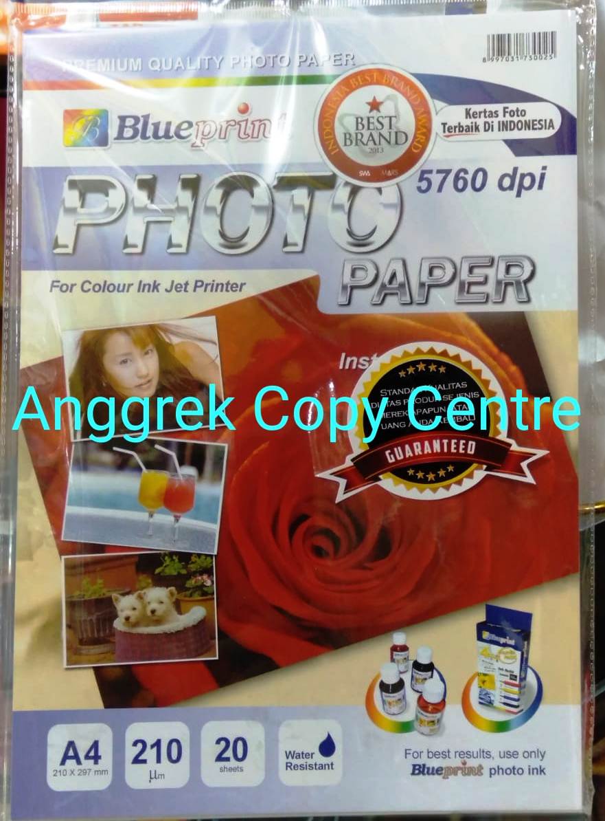 Kertas Photo Paper A4_Blue Print | SIPLah