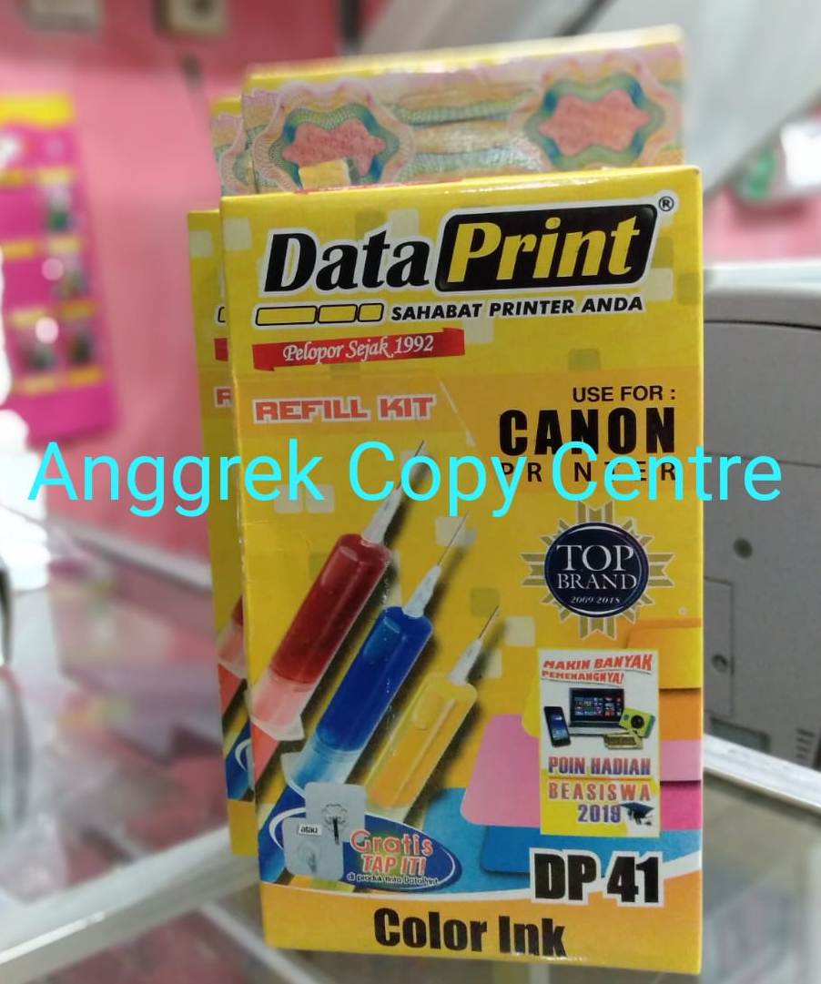 Refill Tinta Printer Canon_Colour Ink Dataprint 41 | SIPLah