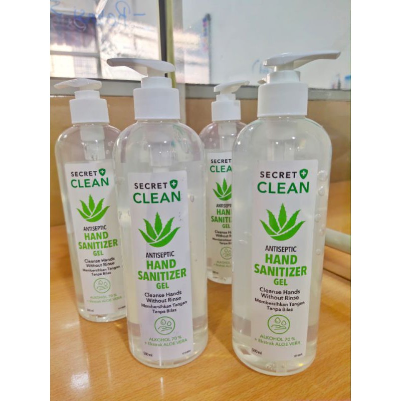 SECRET CLEAN Antiseptic Hand Sanitizer GEL 500ml | SIPLah