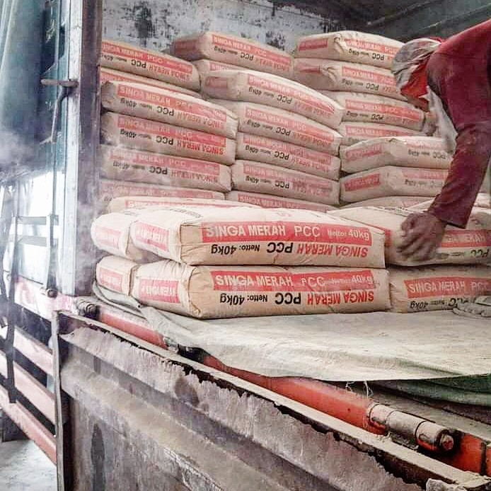 Semen PCC 40 KG Singa merah | SIPLah