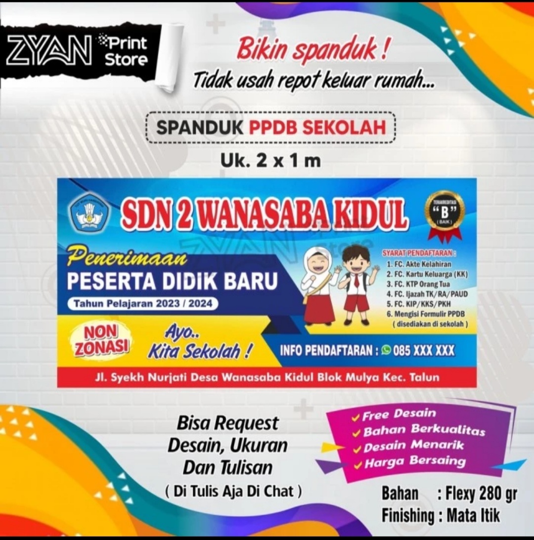 Spanduk PPDB | SIPLah