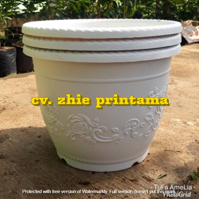 Pot Putih Diameter 40 cm | SIPLah